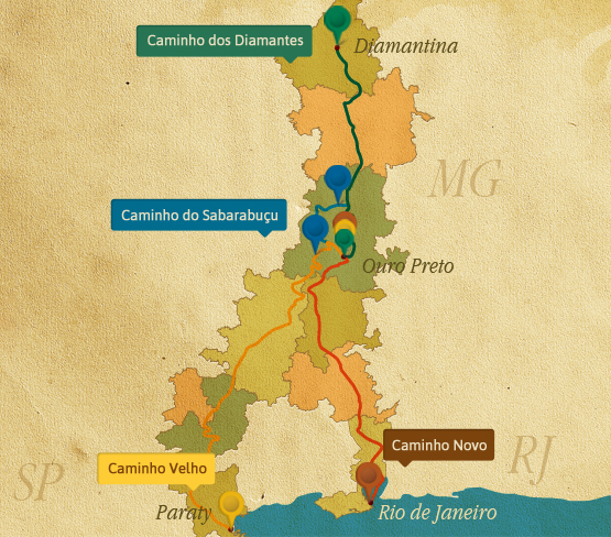 Roteiros da Estrada Real (Caminho Velho) | Caxambu.tv.br